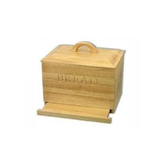 Handmade Display Mango Wood Brown Bread Storage Caddy Manufacturer ...