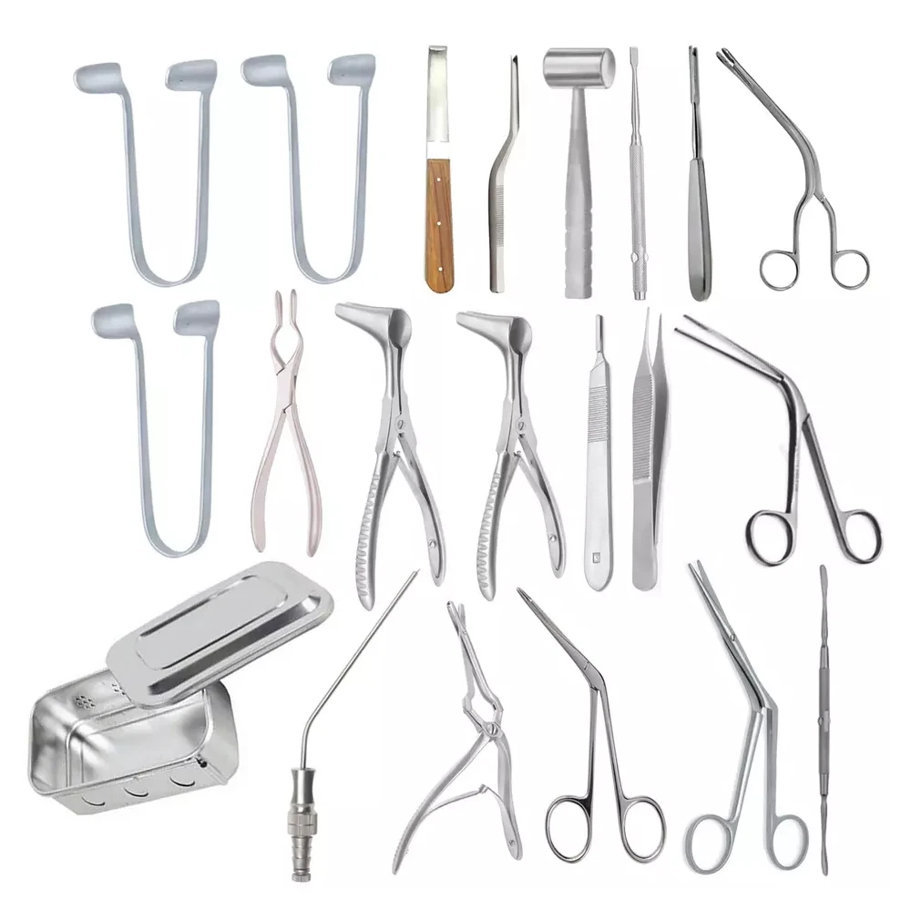 ENT SMR Instruments Set of 21pcs for Submucous Resection Surgery