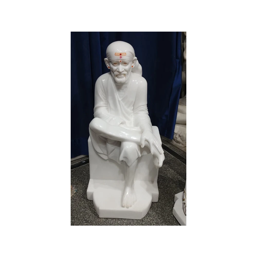 Shirdi Sai Baba Ji White Marble Beautiful Sculpture High Quality And ...
