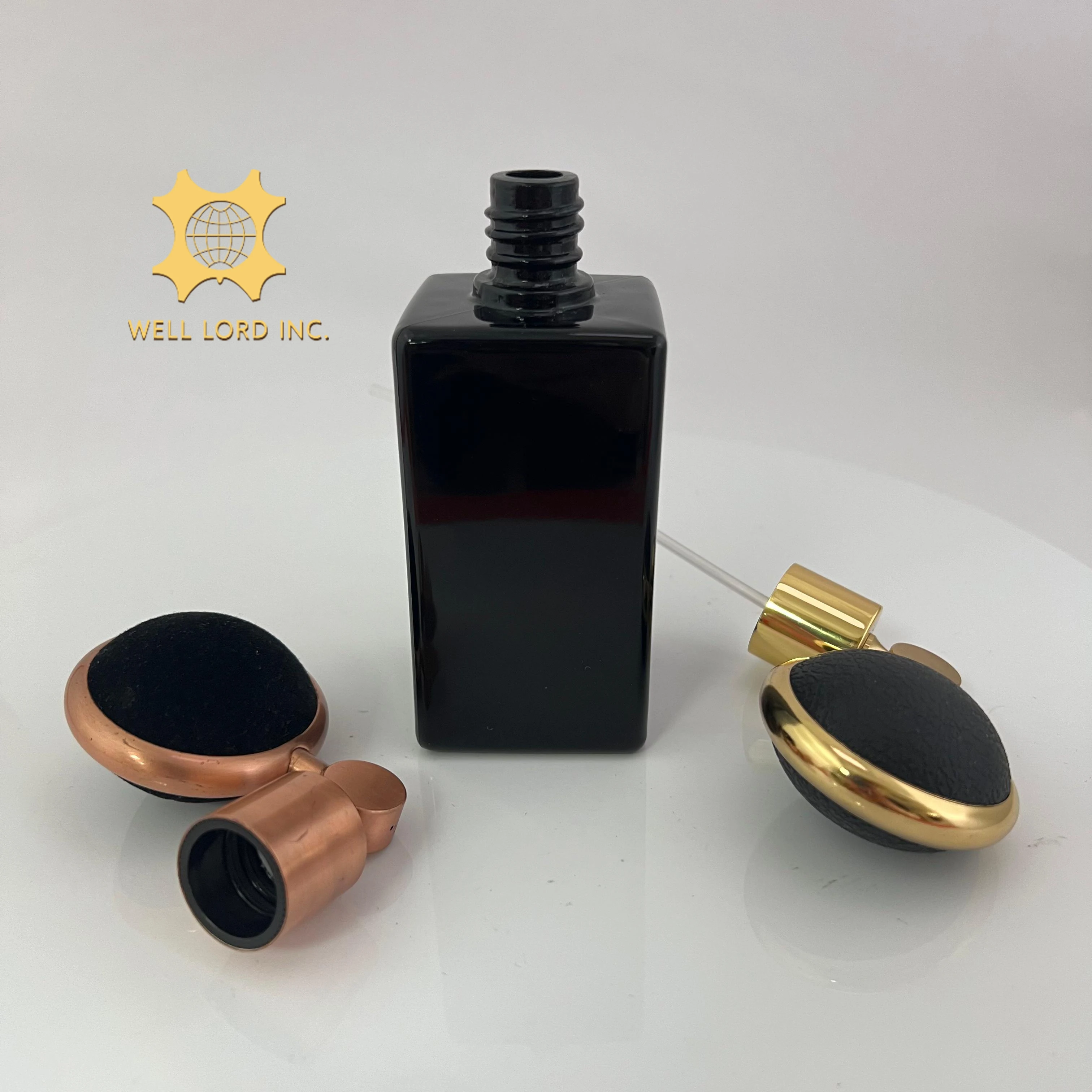 Unique Round Leather Perfume Bulb Atomizer Customize Design and Color ...
