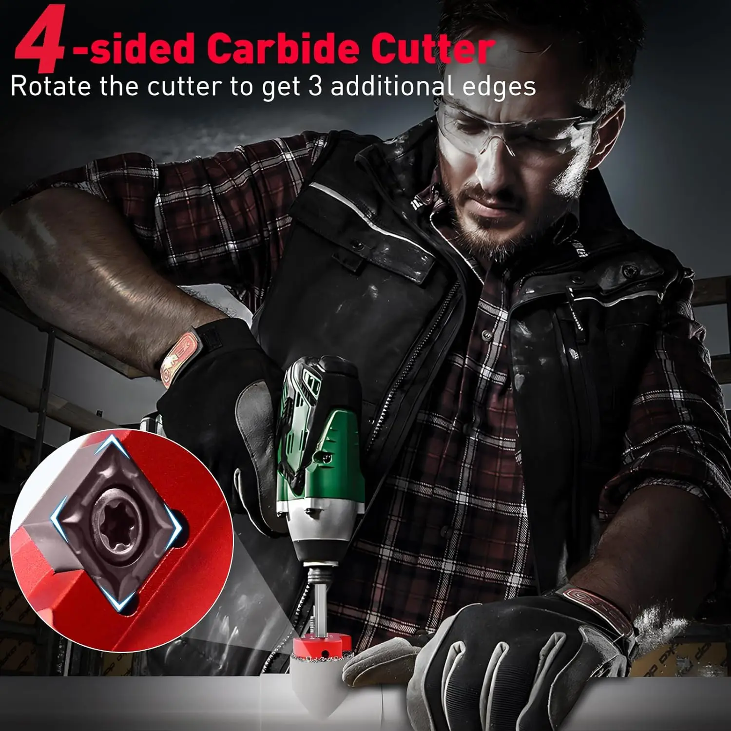 2 Inch Pvc Pipe Reamer With 2 Square Carbide Insert,Pvc Fitting Saver ...