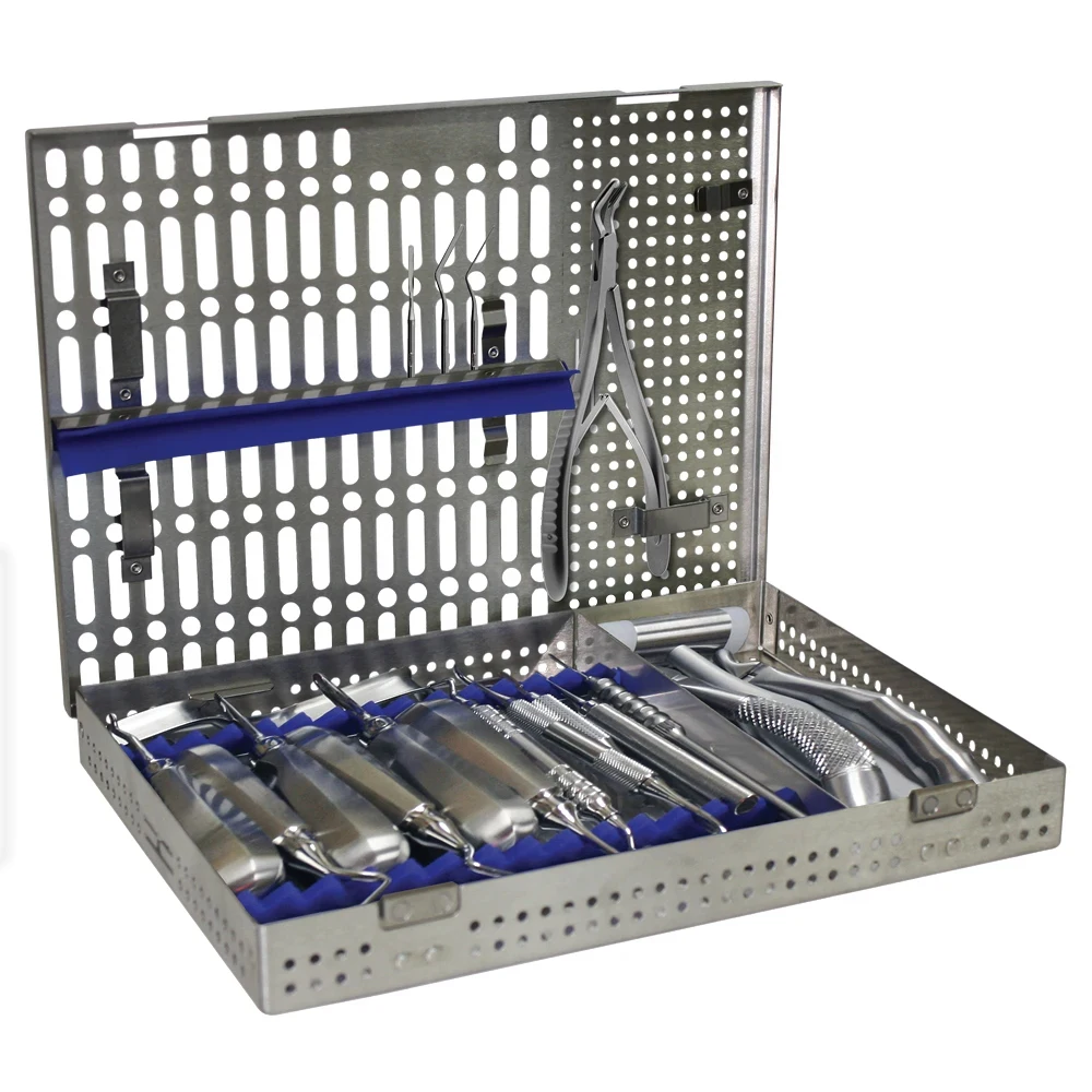 Dental Atraumatic Extraction Kit 11 Instruments With Large Cassette ...