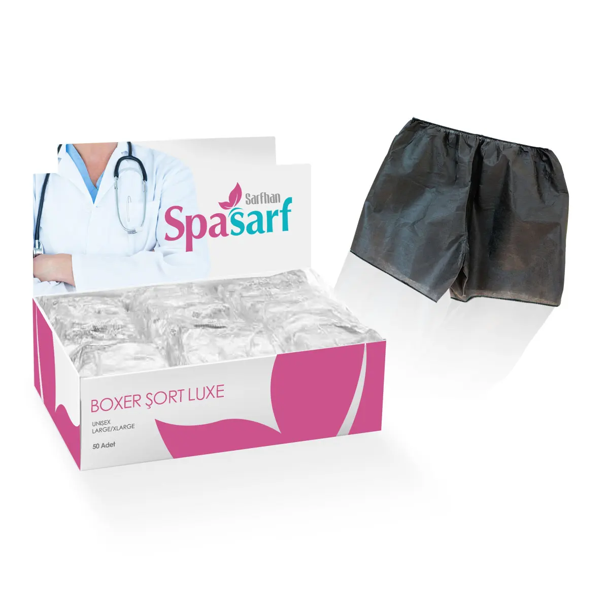 Disposable Boxer Short Pants Masssage/spa Black Color Premium Quality ...