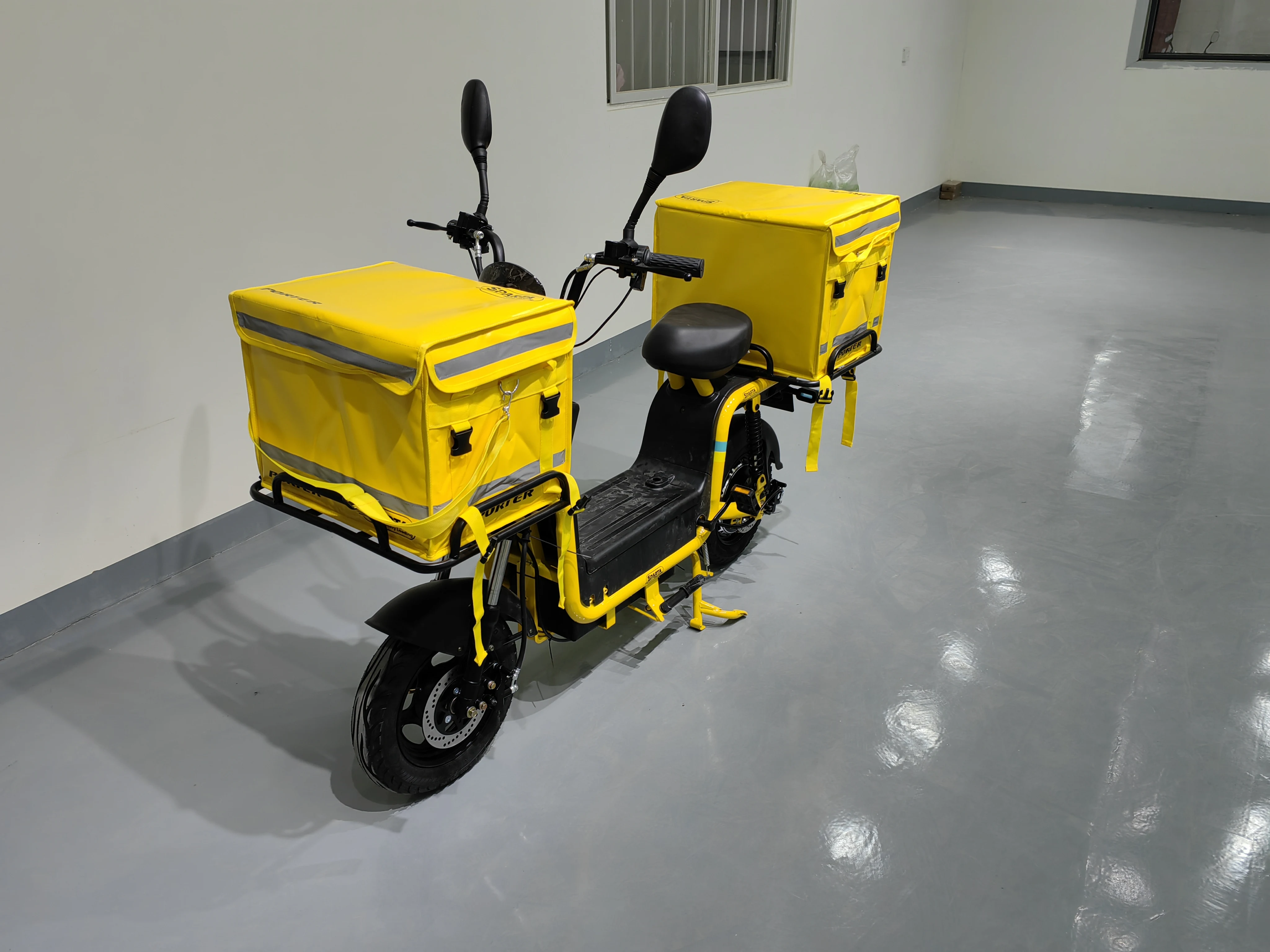 High Quality 350w 48v Cargo E Bike 20 Inch Steel Frame Electric Food ...