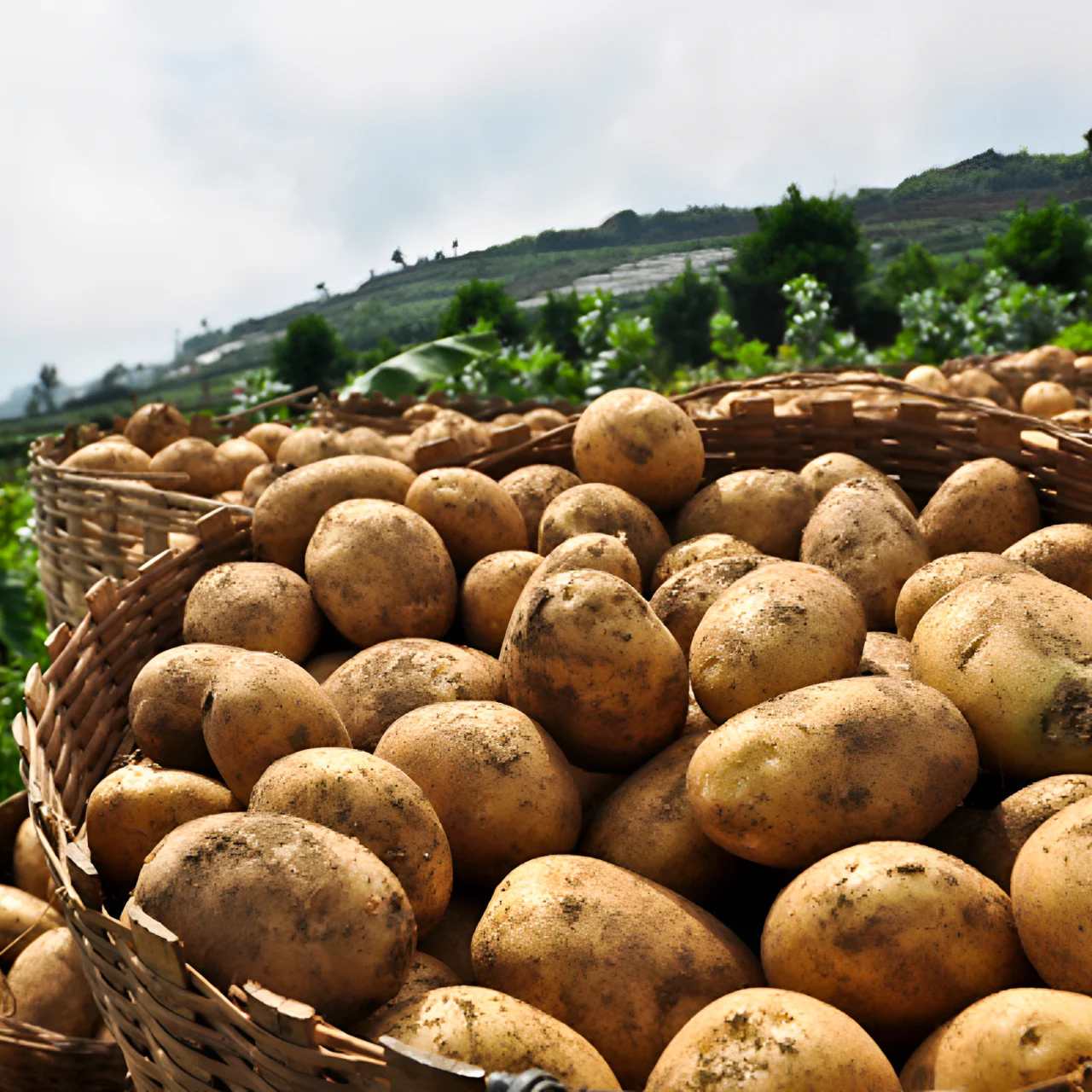 Natural Fresh Potato Tropical Garden Indonesia Frozen Vegetable ...