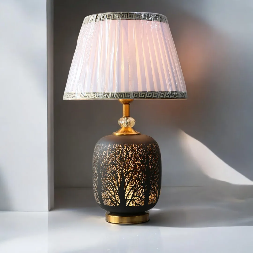 Luxury 3D Cutwork Glass LED Table Lamps Modern Unique Economical ...