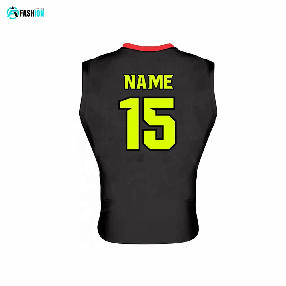 Custom Team Name & Number Sublimation Printing 7v7 7 On 7 Football ...