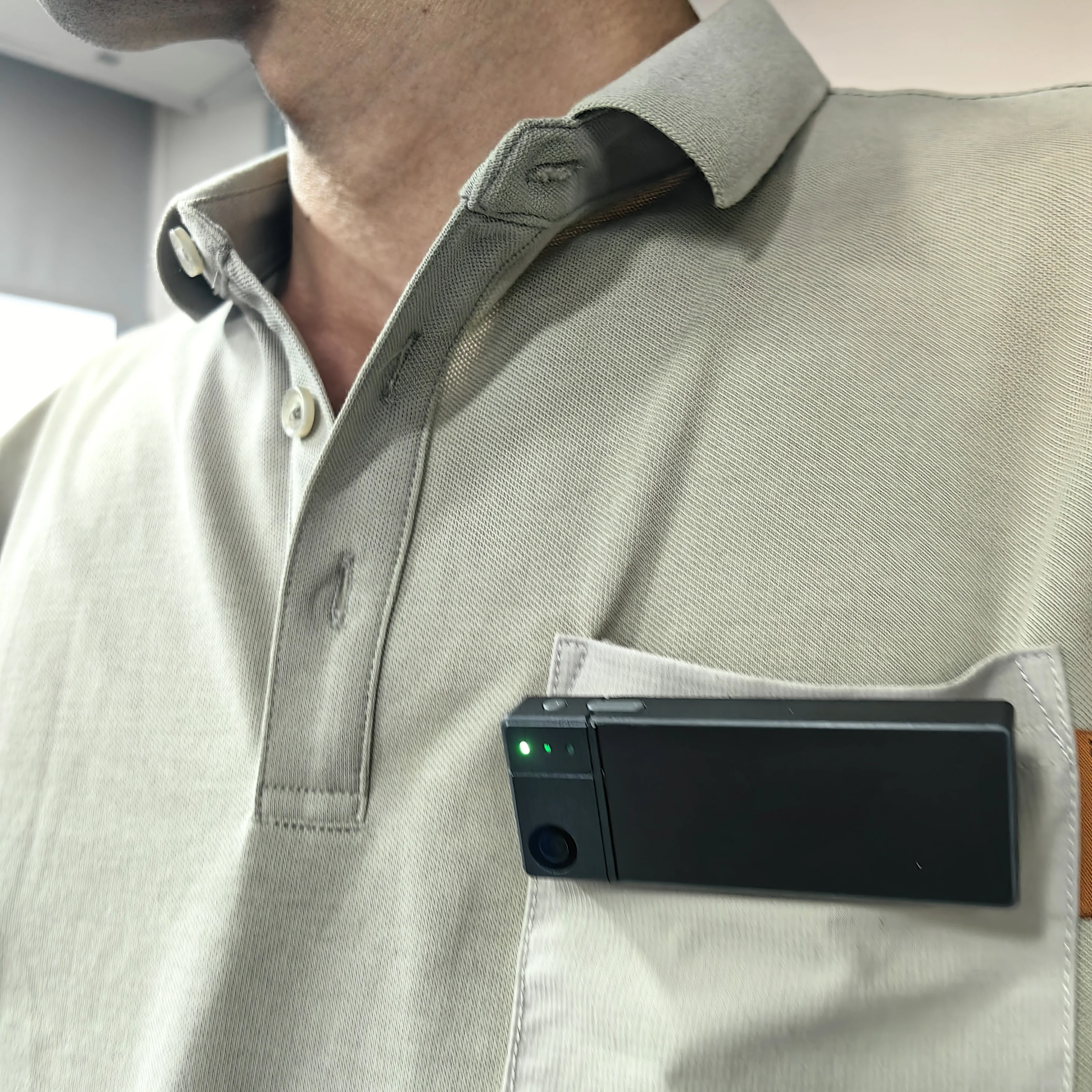 2024 HotName Tag Recorder Breastpiece Chest Body Cam Mini HD Portable ...