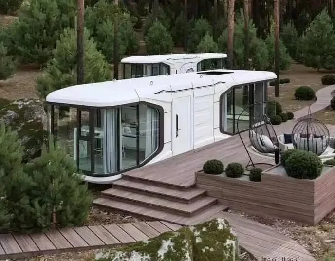 Prefabricated Space Capsule Tiny Home Kit Apple House Portable Room ...