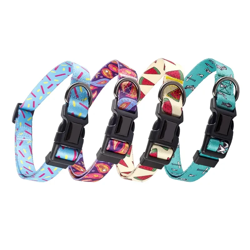 Best Quality New Cute Fancy Sublimation Print Logo Design Dog Collar ...