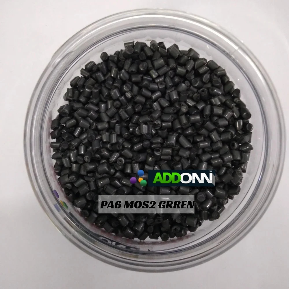 Molybdenum Disulfide Filled Pa 6 Plastic Pellets Polyamide 6 Thermoplastic Engineering Plastic ...