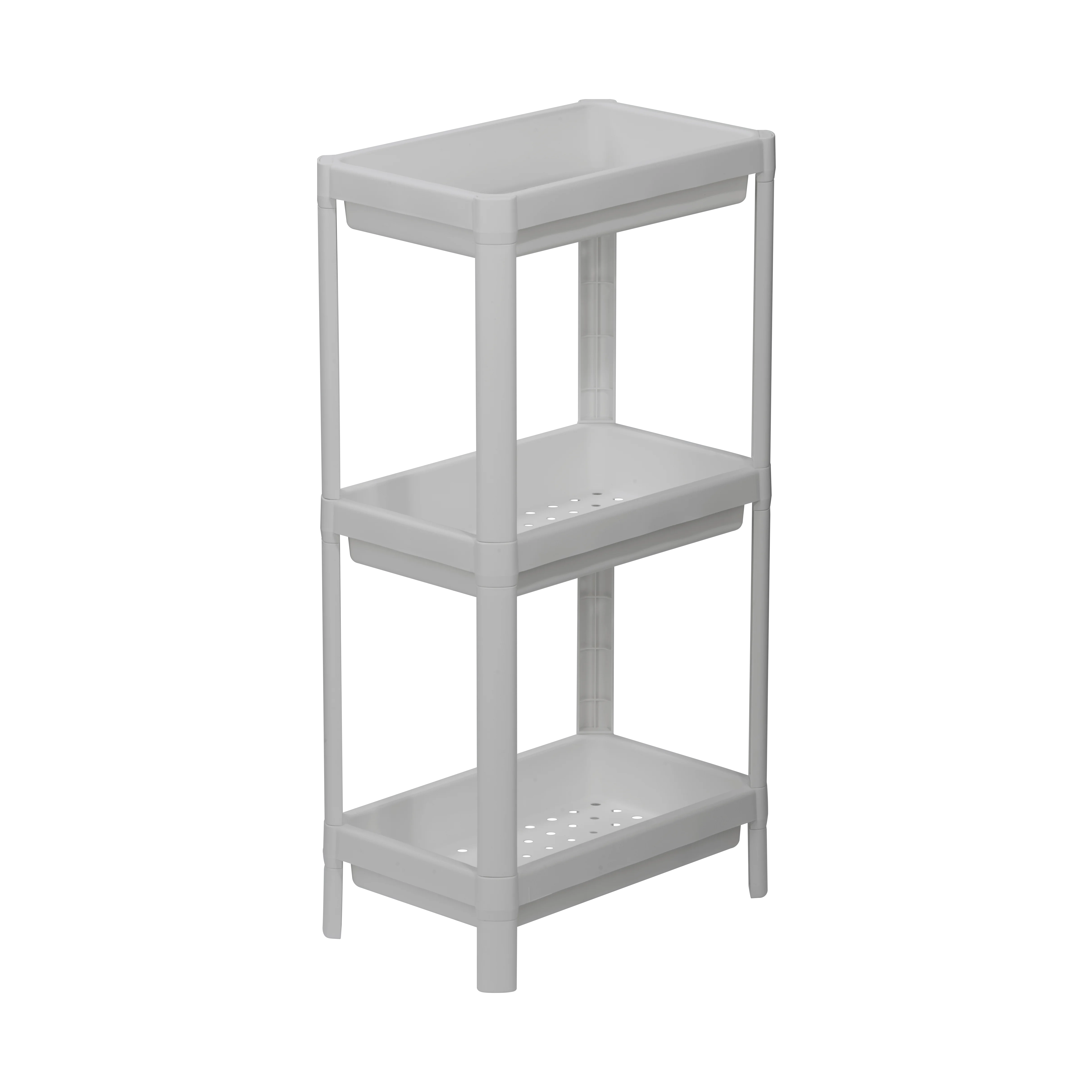 Convenient Pp Plastic 3 Tier Shelf Storage Hot Selling Cheap For ...