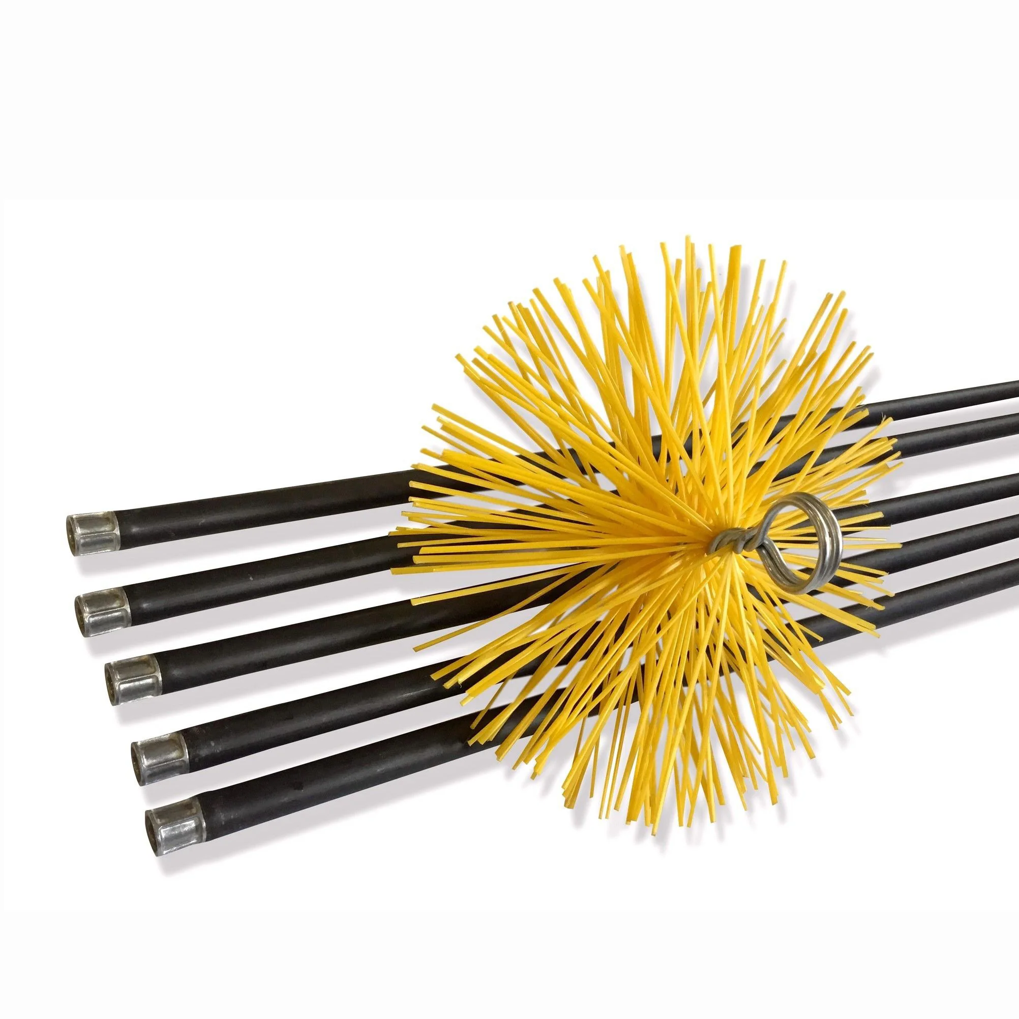 6-inch Round Nylon Chimney Brush - Pro Quality Cleaning Kit