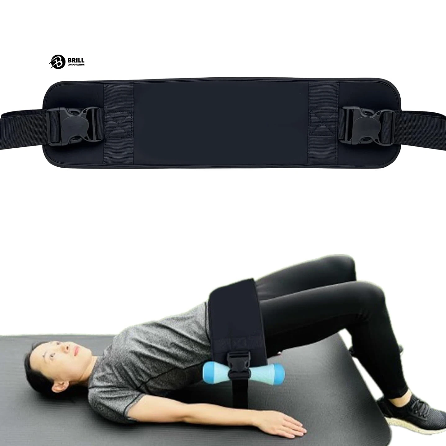 Bella-booty Exercise Hip Thrust Belt \ Gym & Home Fitness Wear Training ...
