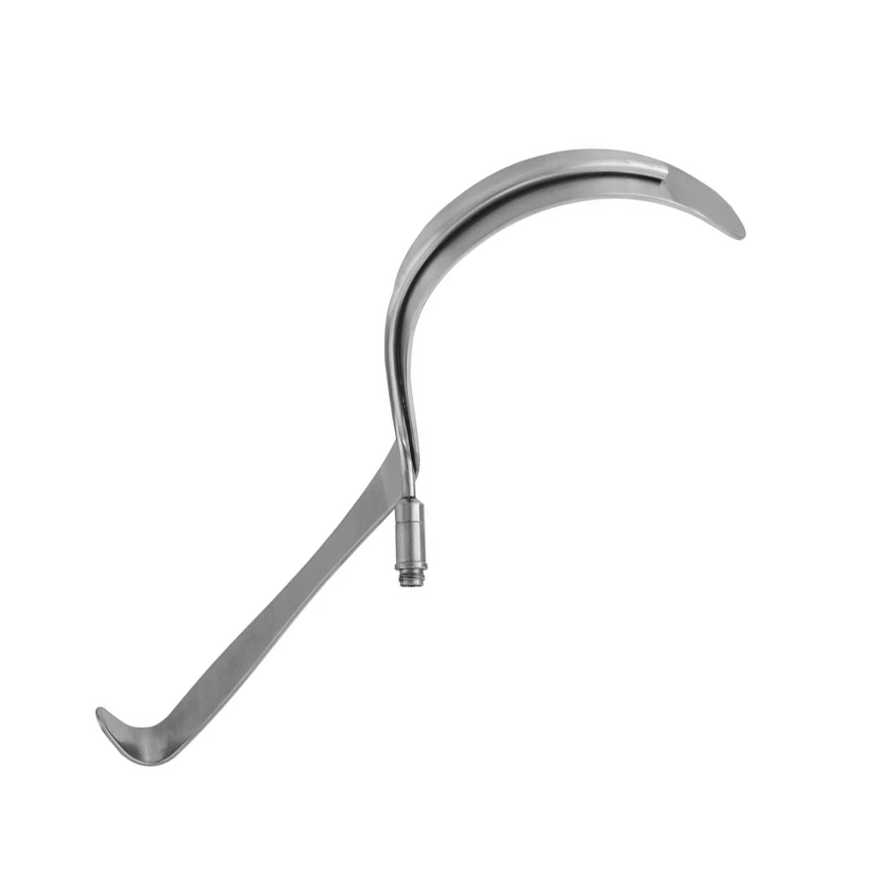 Surgical Deaver Retractor 20cm - Fiber Optic Illumination Plastic ...