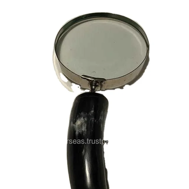 Natural Horn Handle Magnifying Glass High Quality Magnifier Glass With ...