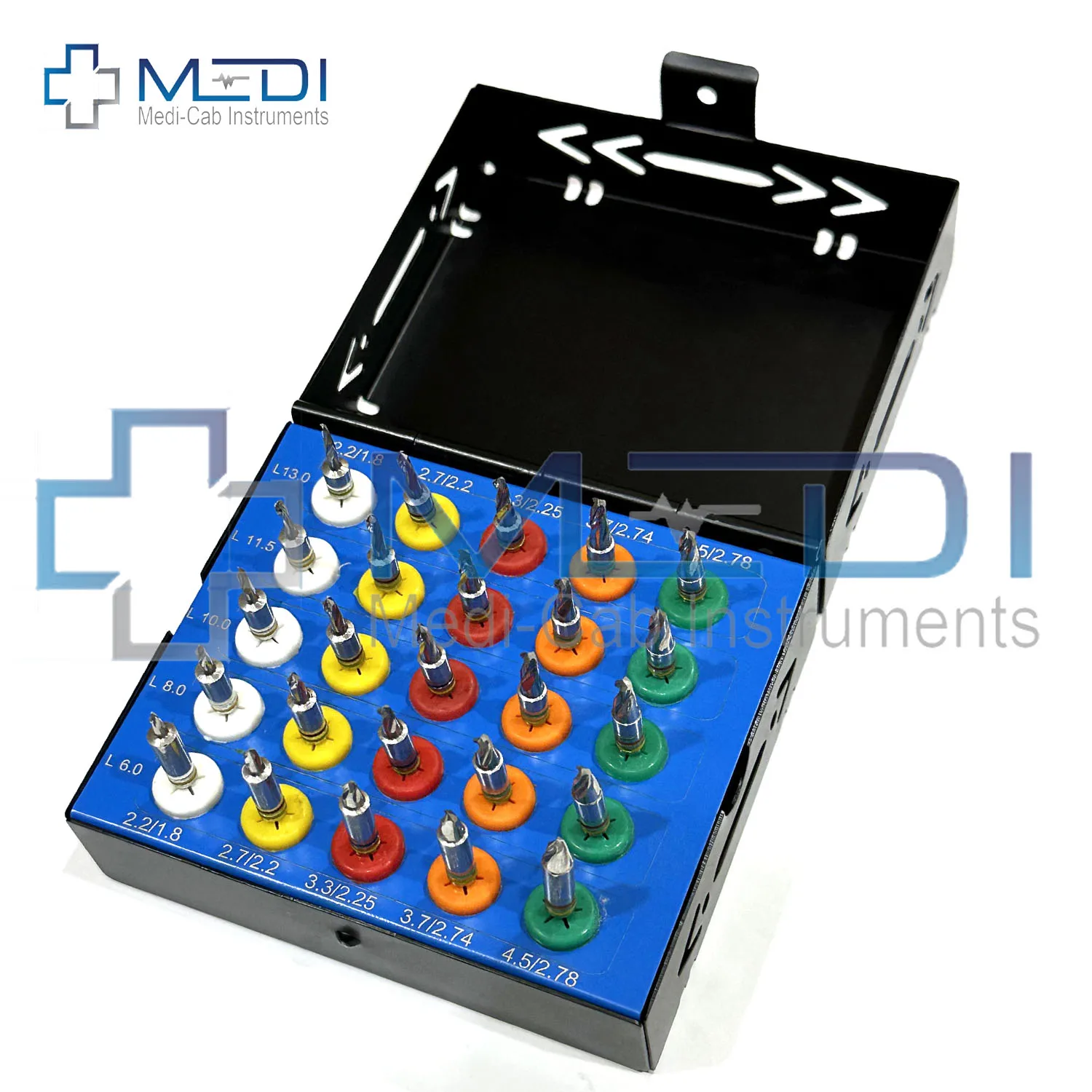 Dental Implant Conical Drill Kit With Integral Stoppers 25pcs Stopper ...