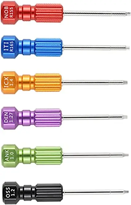 Dental Implant Screwdriver Kit - Universal Hand Prosthetic Set