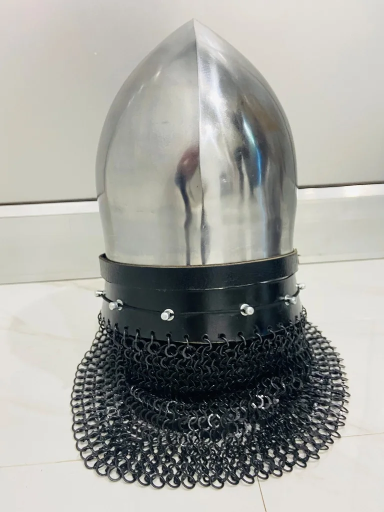 Medieval Armor 18 Gauge Steel Medieval Combat Pig Faced Bascinet Armor ...