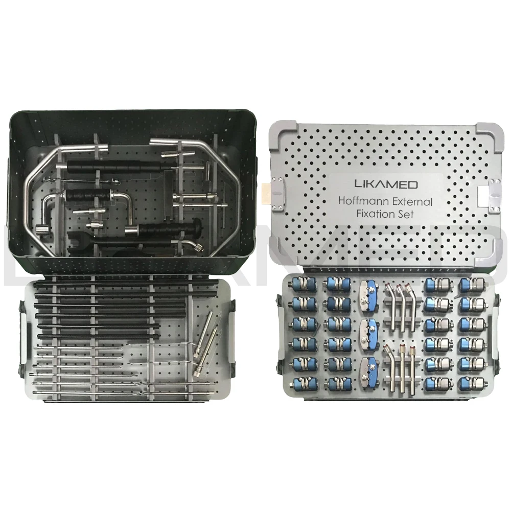 LIKAMED Hoffmann External Fixation System - Reliable Tibia Support