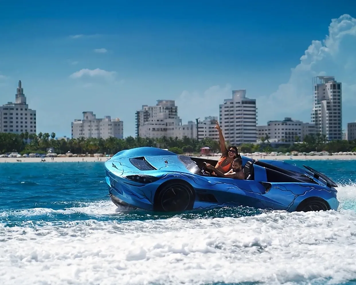 Luxury Recreational Sports Car New Product Mini Jet Boat Electric ...