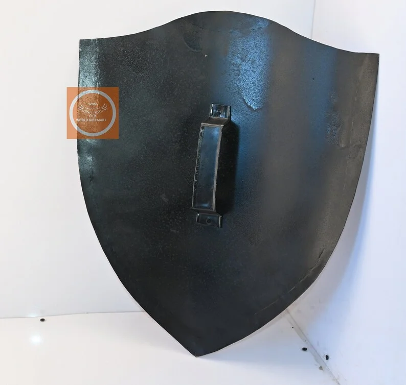 Medieval Steel Knight viking heater shield by calvin handicraft ...