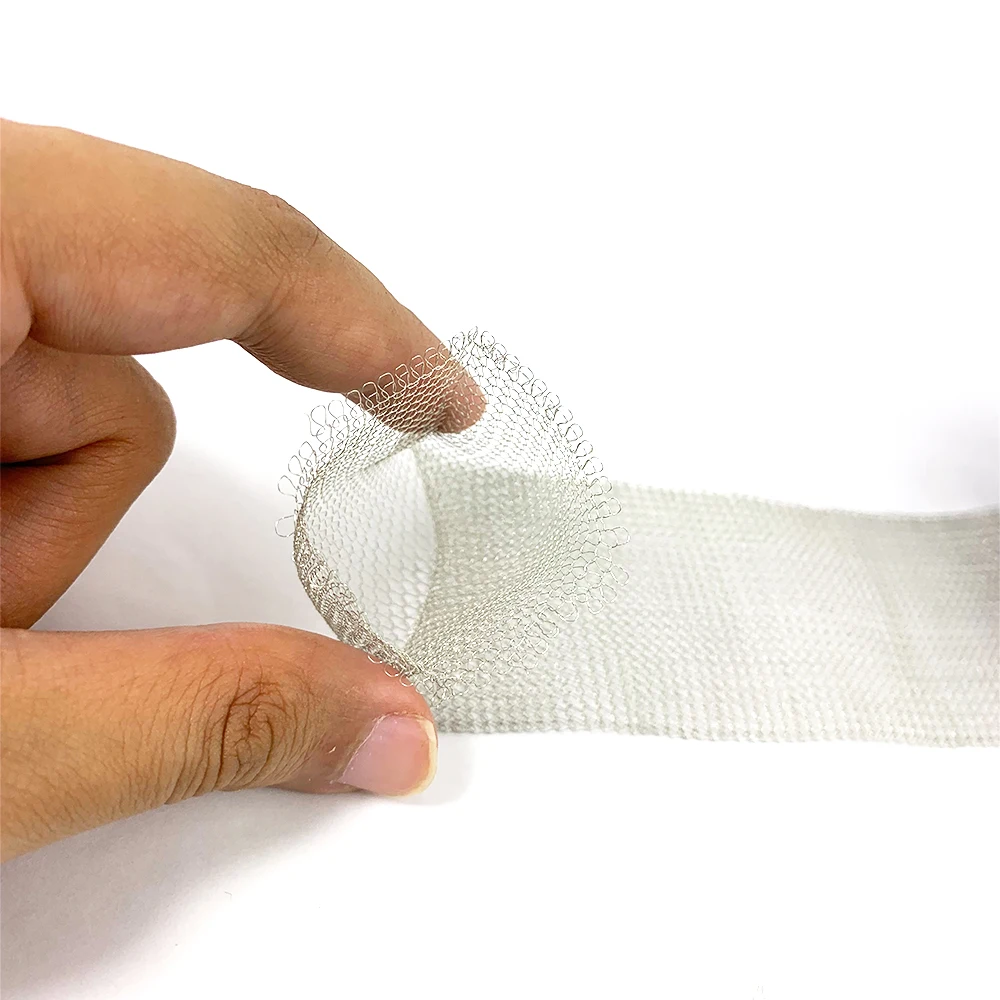 Tinned Copper Thin Wire Mesh 50mm Wide Fabric For Electro-magnetic ...