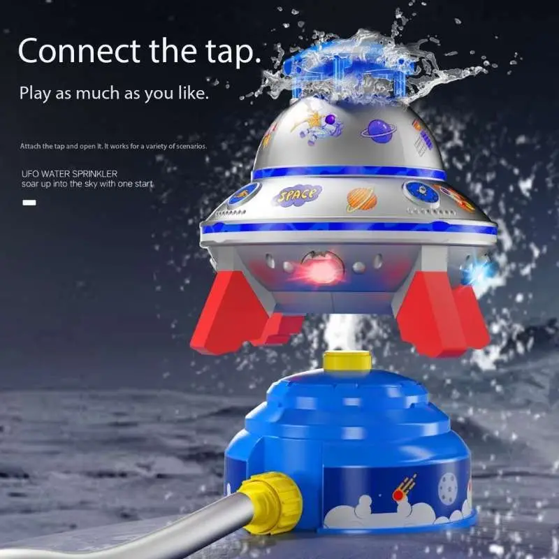 UFO Hydro-Powered Plastic Water Rocket Launcher High-Flying Fun Beach ...