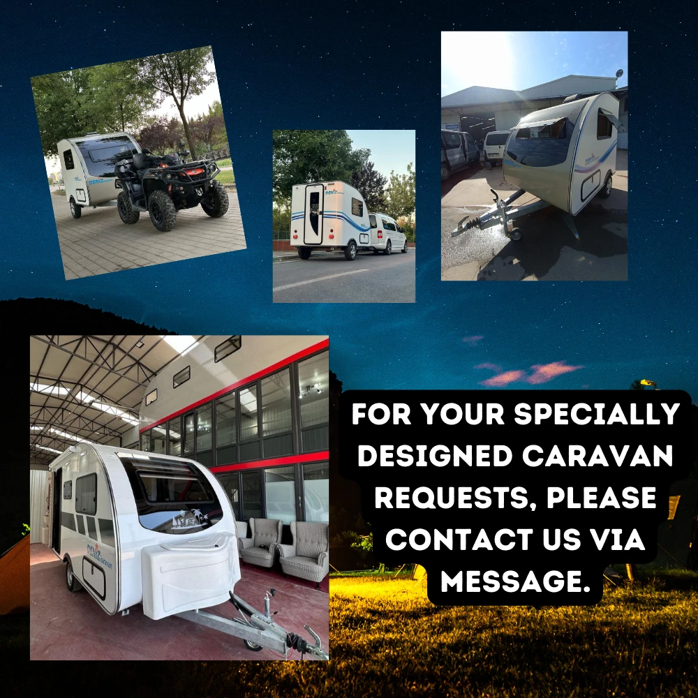Wholesale Factory Supply Luxury Camping Caravan Trailers With Toilet ...