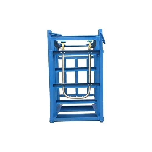 Durable Gas Cylinder Rack - Store Oxygen, N2, Argon Safely