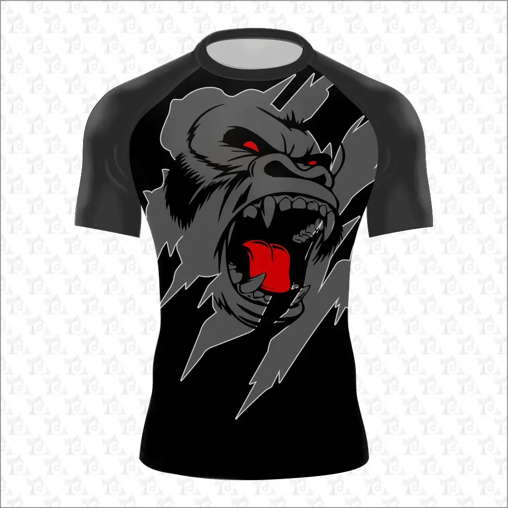 Design Your Own Logo Rash Guard Quick Dry Custom Breathable Mma Short ...