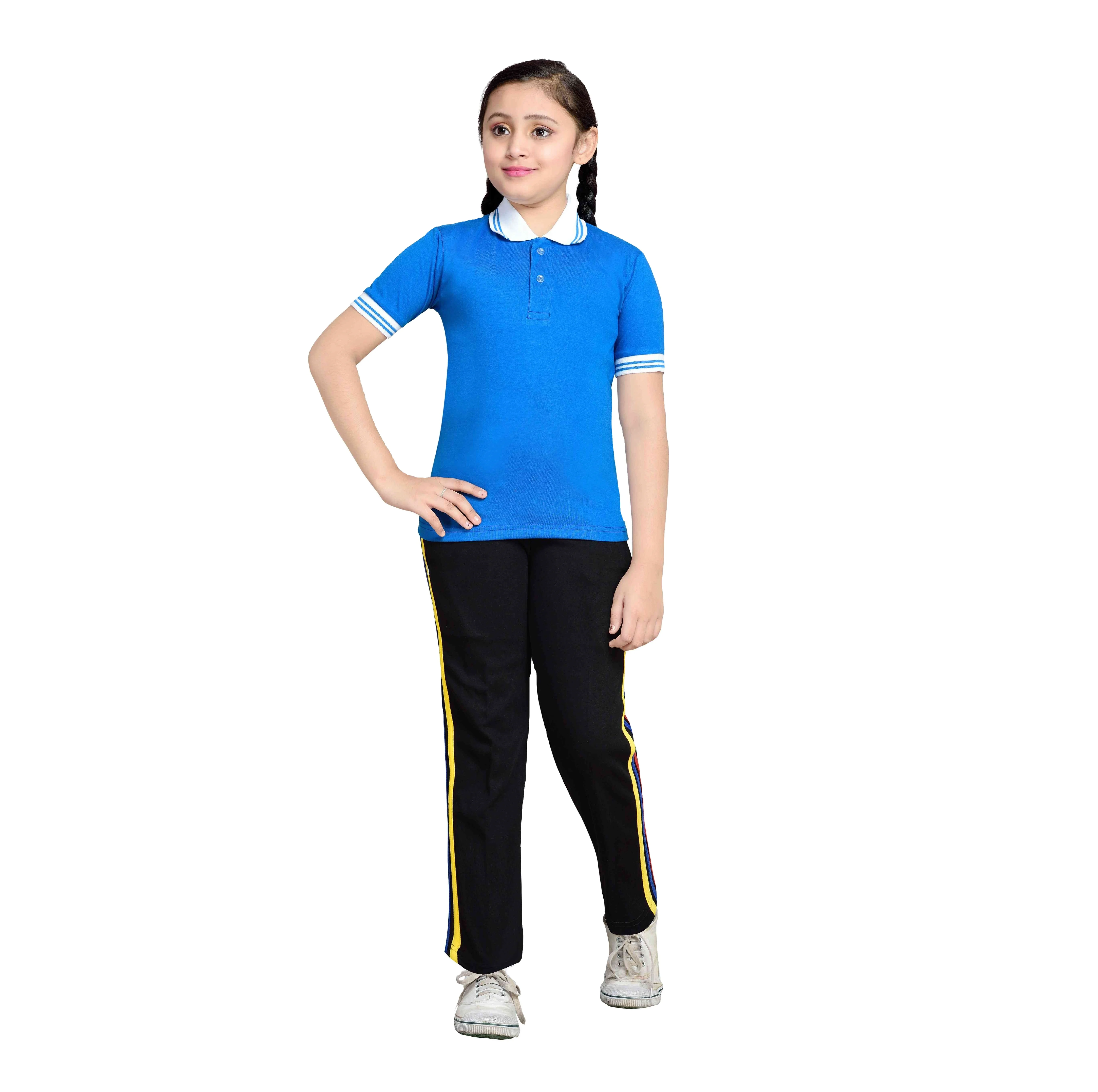 Girls Green Sportswear Uniforms Set - High Quality & Customizable