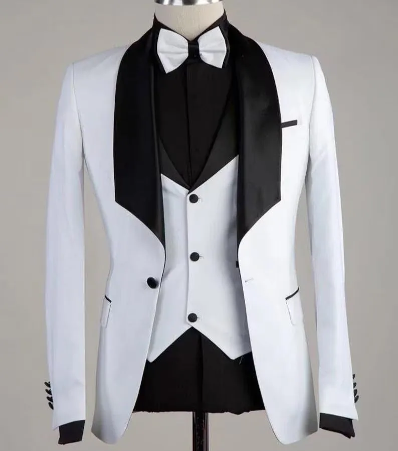 3 Piece Wedding Suits For Dinner Parties Event Prom Pant Suit For Men