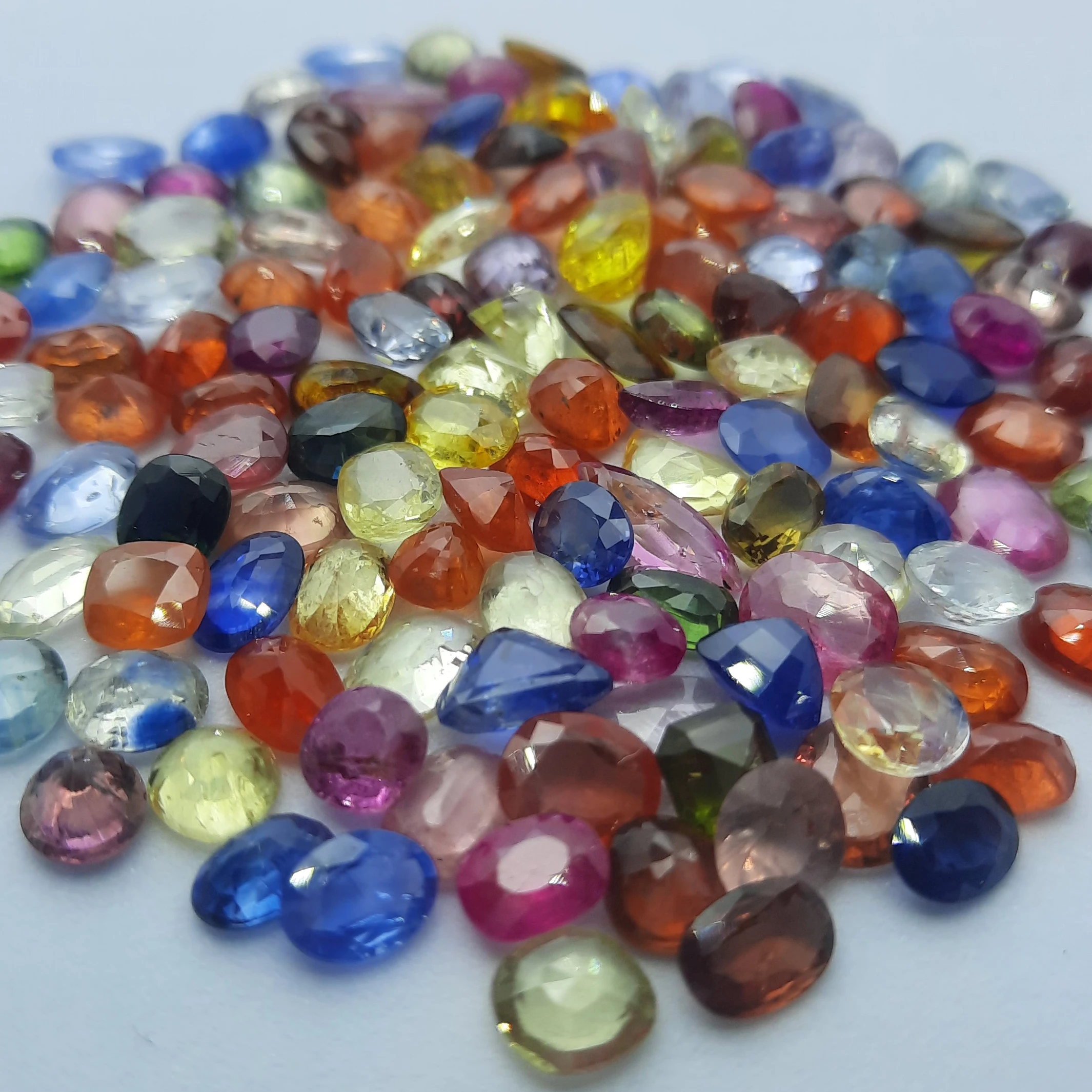 Multi Sapphire All Colour All Shapes Loose Gemstone - Buy Gemstone ...