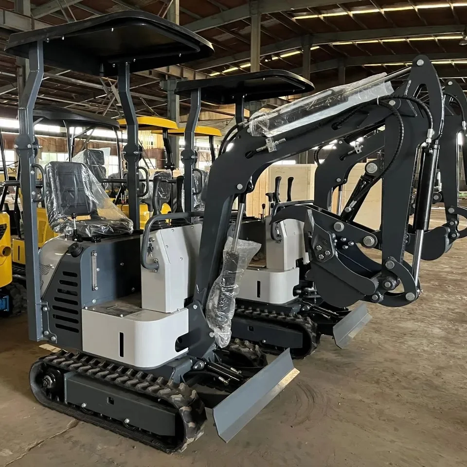 7.6kw New Digger Micro Mini Excavator 1ton 1.2ton Mini Crawler Digger ...