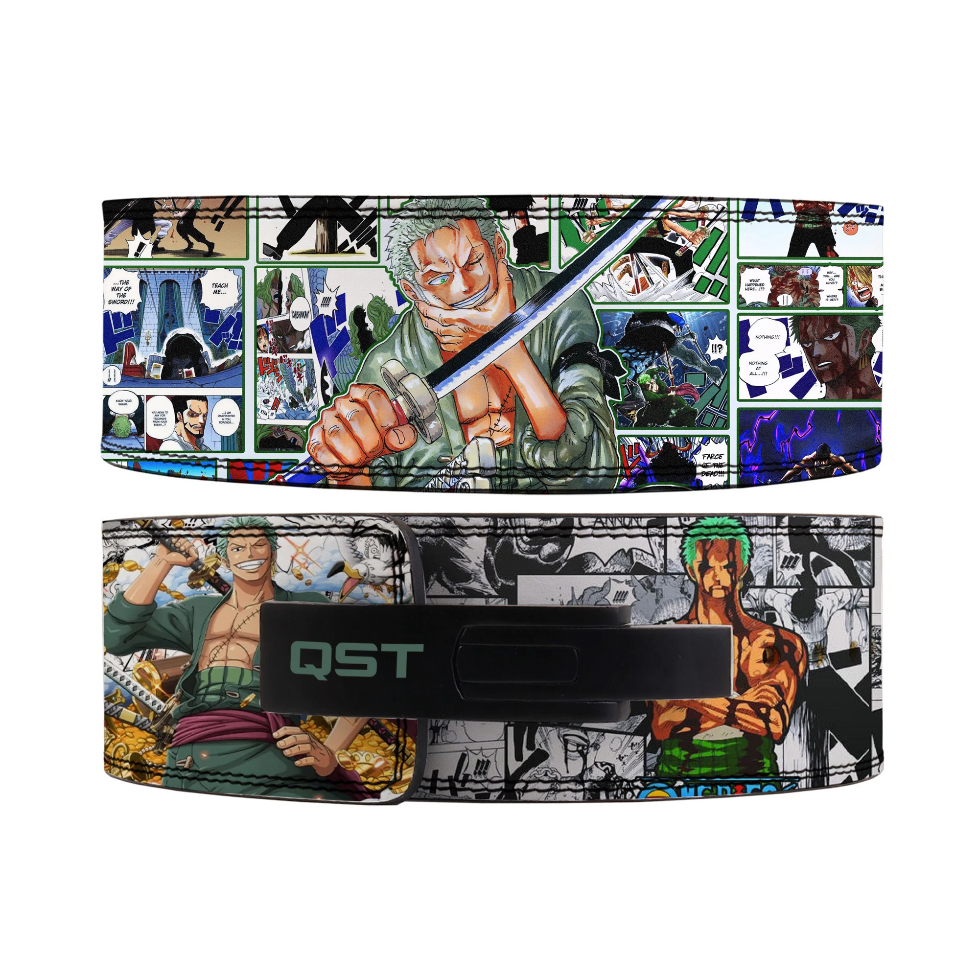 Luffy Anime Printed 10mm & 13mm Powerlifting Belts With Lever Buckle ...