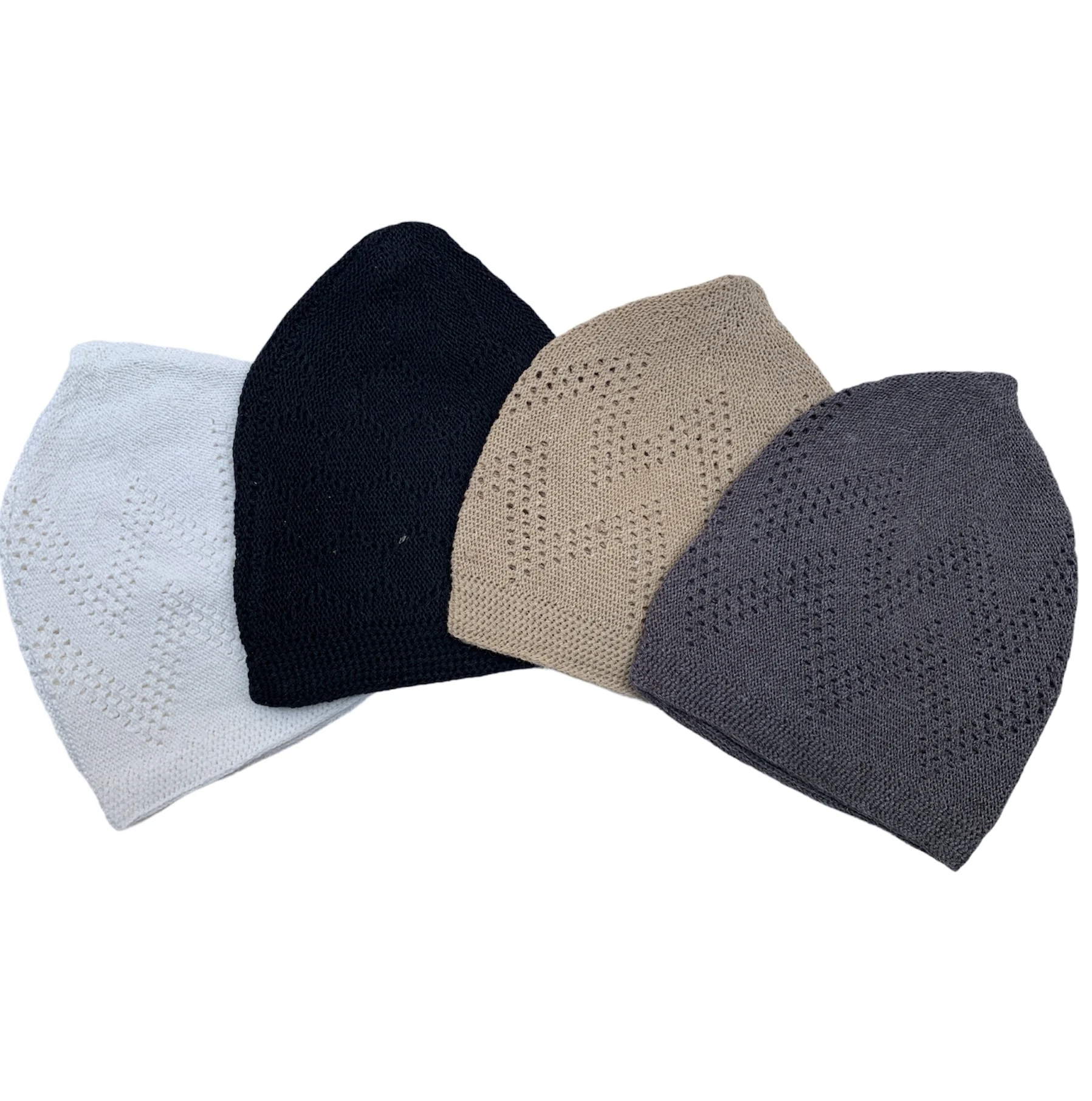 Islamic Muslim Knitting Kufi Topi Prayer Hat Crochet Taqiyah Takke ...