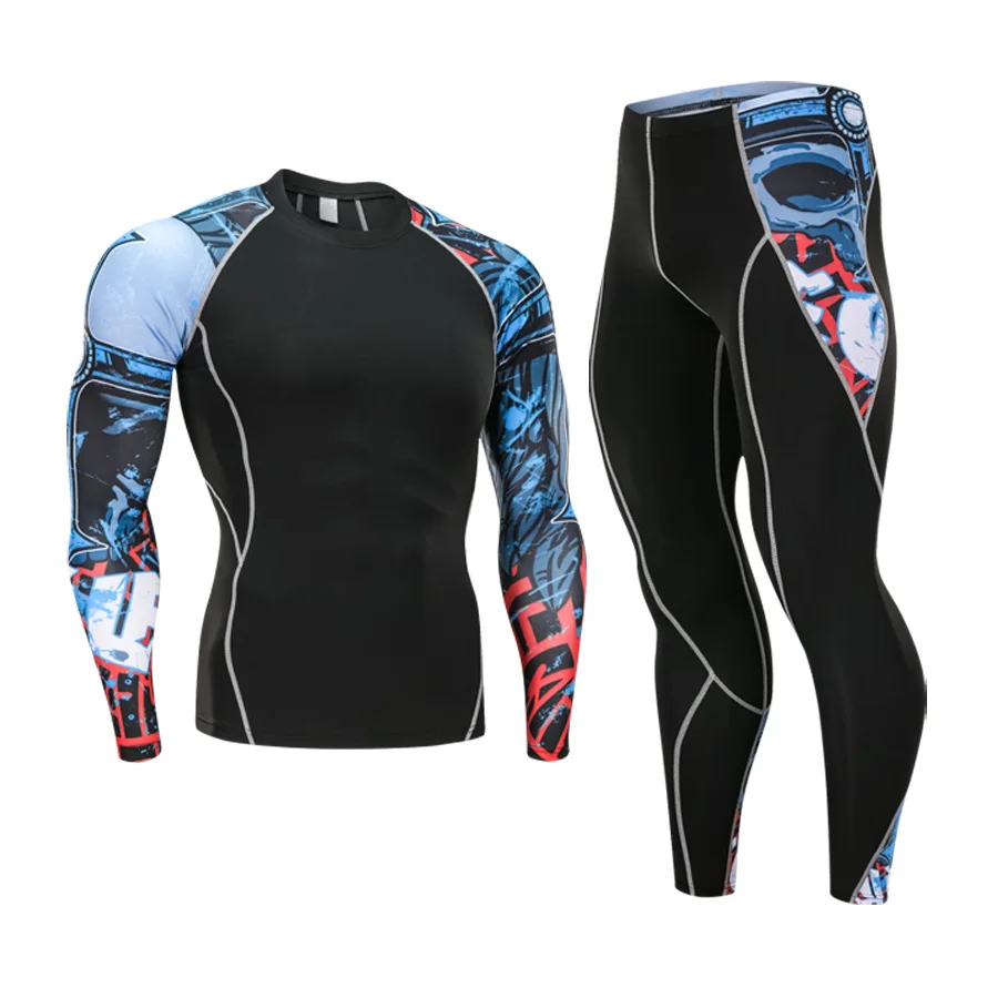 Custom Designed Compression Uniform Men Fitness Compression Sets ...