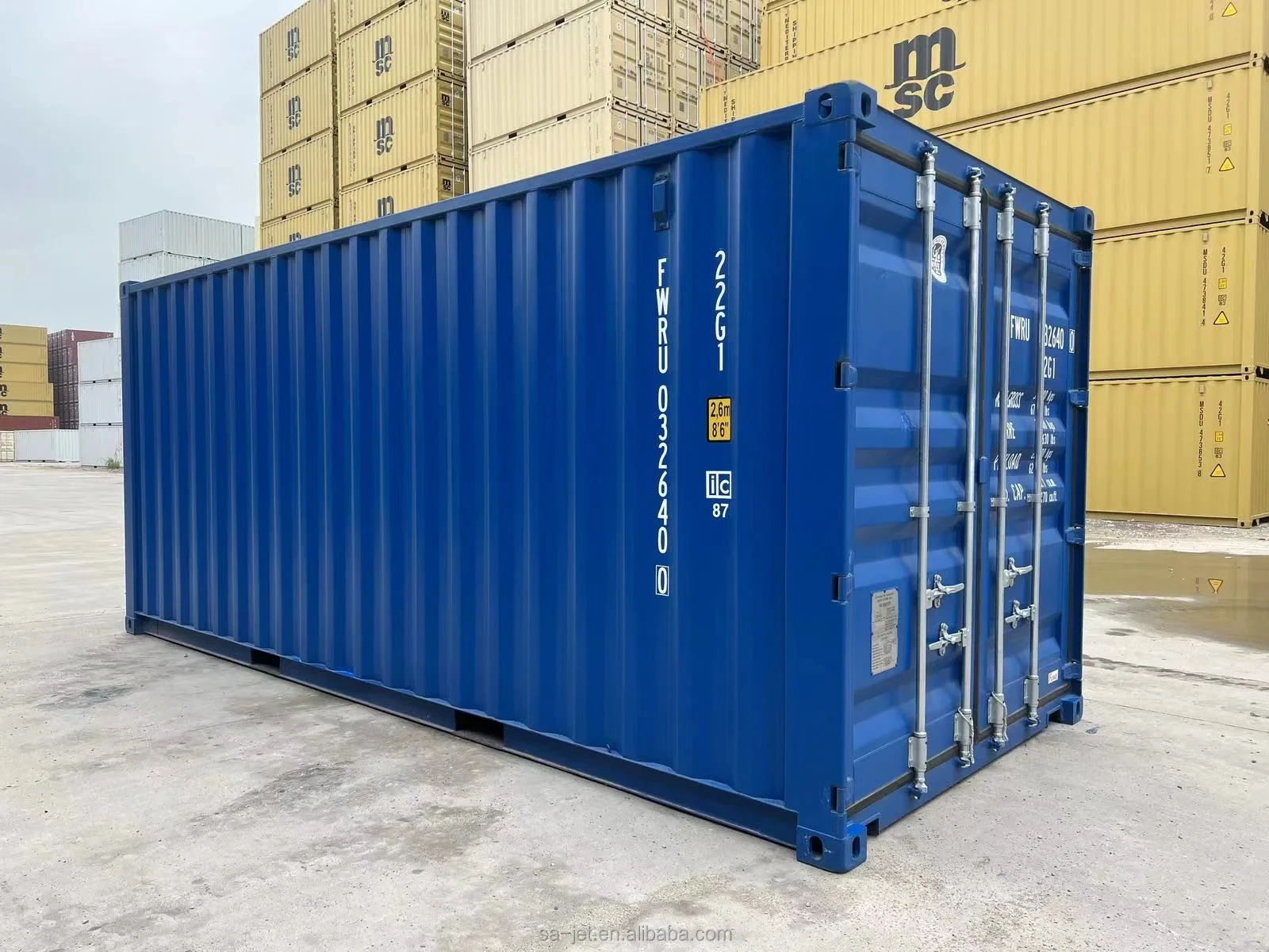 40ft High Cube Corten Steel Shipping Container for Cargo Storage & OEM