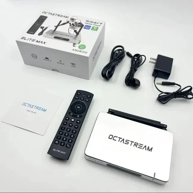 2025 OctaStream Elites Max VSeeBox Android Tv Box 6K with 4Gb RAM & 128 ...