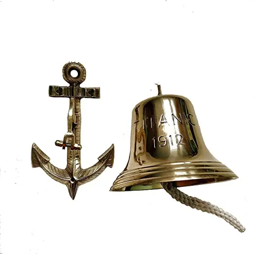 Solid Brass Church Bells For Sale Wall Mounted Ship Bells Handcrafted ...