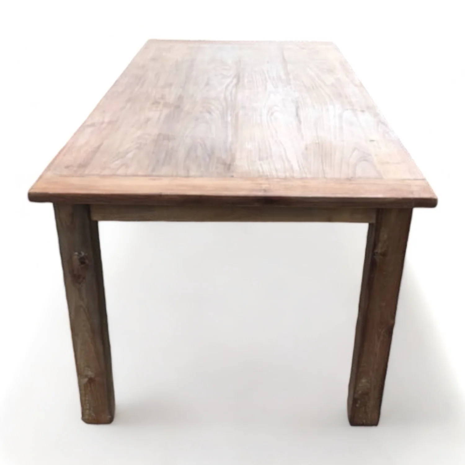 Contemporary Reclaimed Teak Wood Dining Table For Old Dining Room ...