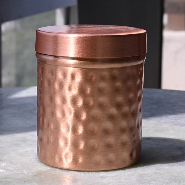 Custom Design Copper Container for Dry Fruits Decorative Serving Copper ...