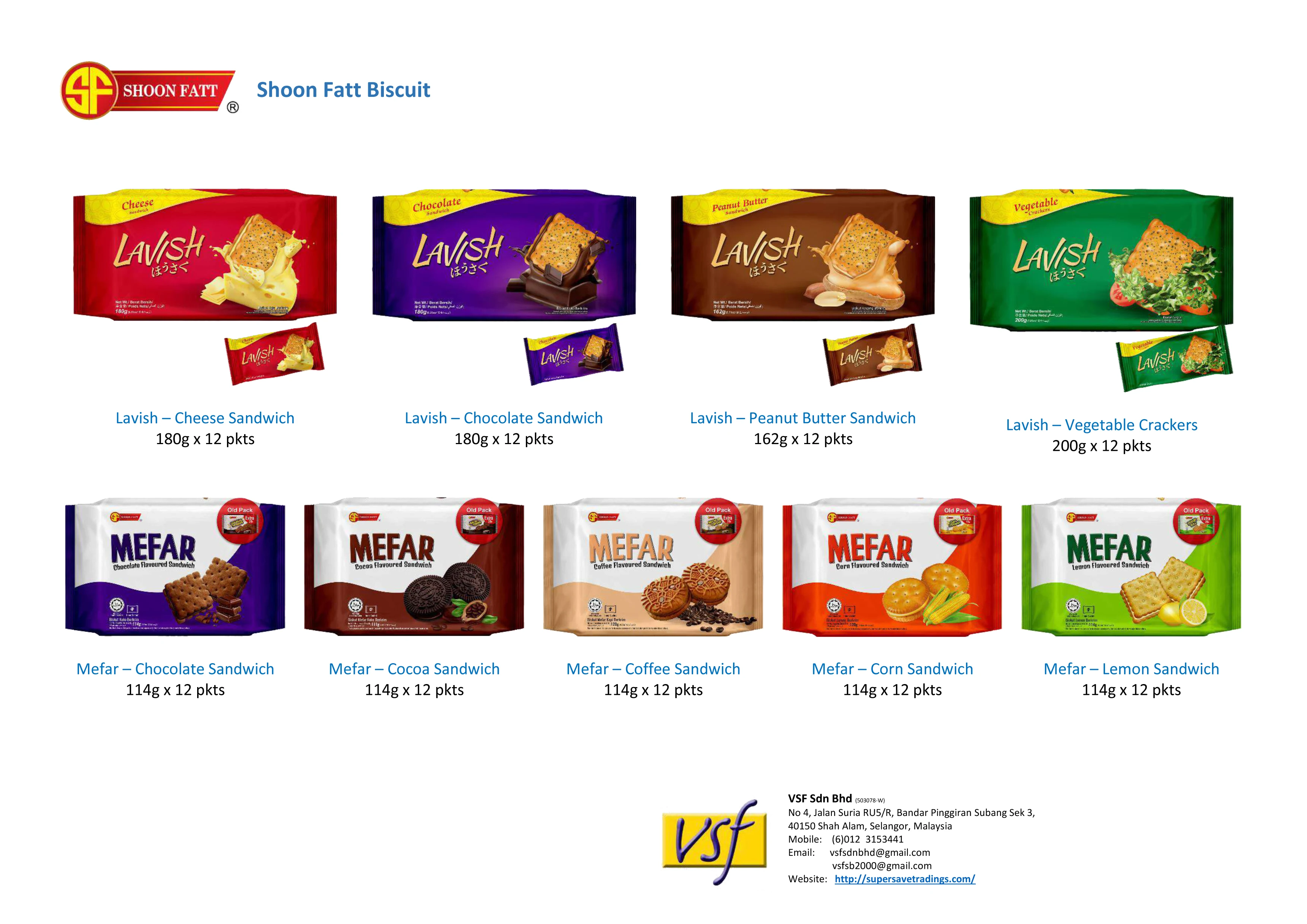 Shoon Fatt Assorted Biscuits City Assorted 600g X 6 Tins| Alibaba.com