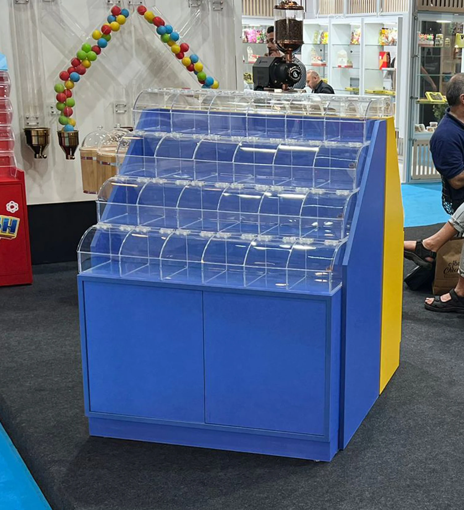 Premium Quality Bonbon Box Stand - Bulk Food Display Stand Transparent ...