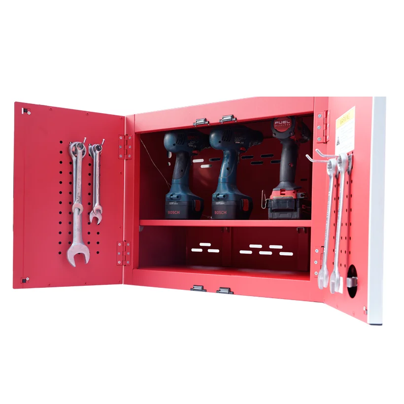 Wall Mounted Csps Tool Cabinet 61 X 45 X 61cm In Red With 1 Shelf - Buy ...