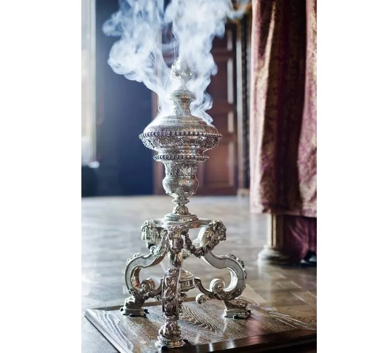 Authentic Heritage Arabic Metal Oud Burner Vintage Silver Finished ...