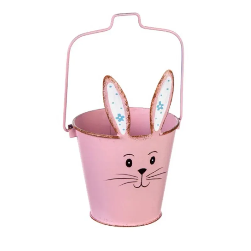 Adorable Bunny Buckets - Perfect for Easter Decor & Planters