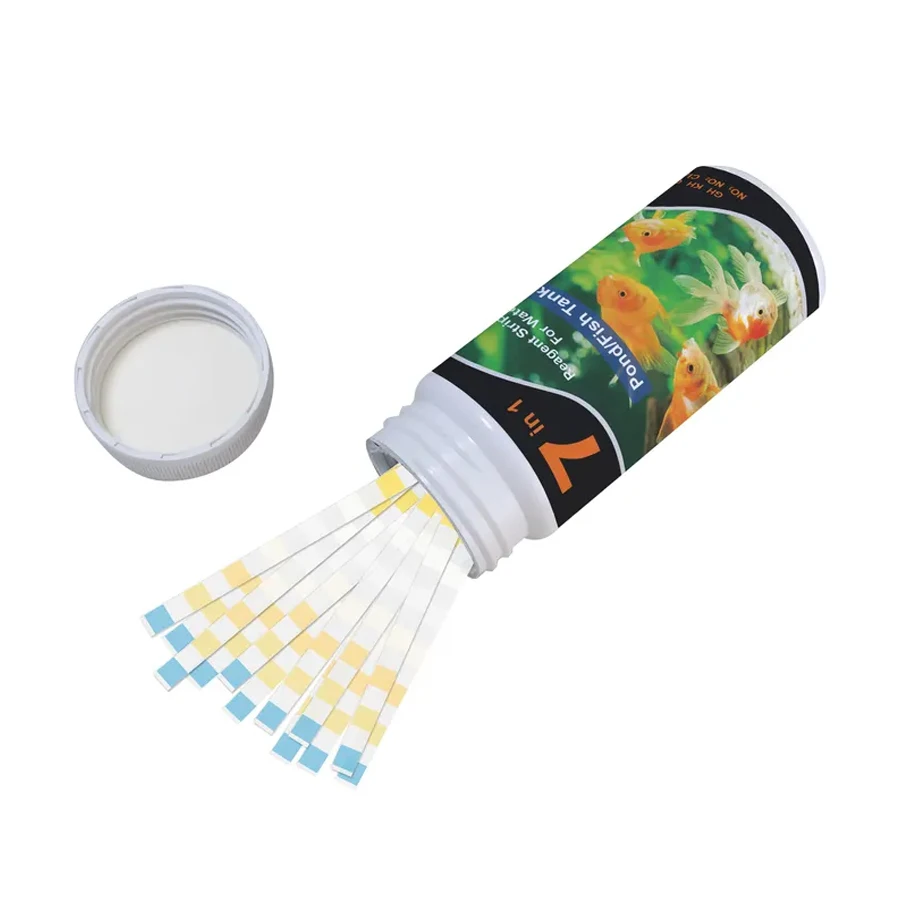 W-7 7in1 Water Quality Test Strips for Aquatics & Ponds