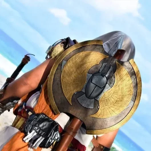 Egyptian Shield with a Scarab Cosplay Shields. by calvin handucraft ...